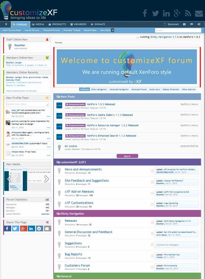 Forum Index Xenforo Community 